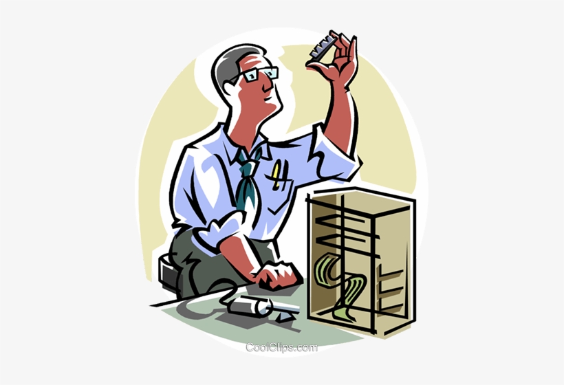 Free Clipart Computer Techie