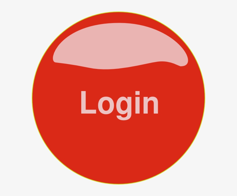 Login Button Clip Art - Login Button Circle - 600x600 PNG Download - PNGkit