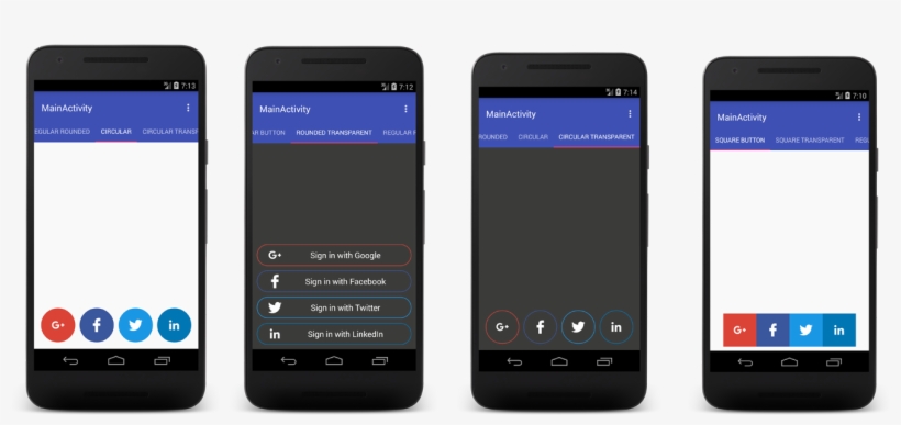 A Simple Library For Building Beautiful Login Buttons - Android ...