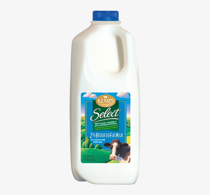 2% Reduced Fat Select Milk - Whole Milk Half Gallon - 400x757 PNG ...