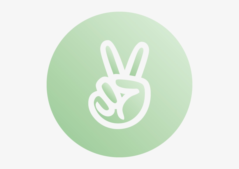 Beyond Socialicons Angellist - Animated Peace Sign Hand - 500x500 PNG ...