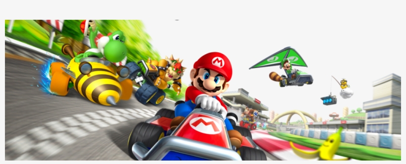 Layout Mario Kart 7 - 1050x375 PNG Download - PNGkit
