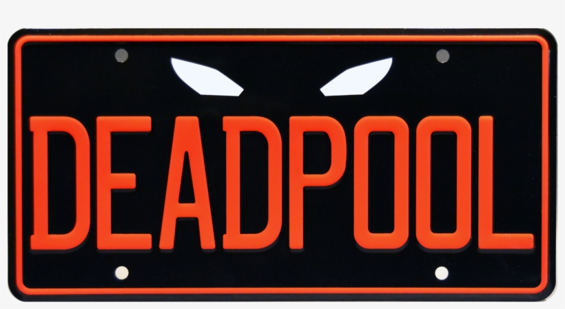 Deadpool Prop Plate Movie Memorabilia From Deadpool - Deadpool Wade ...