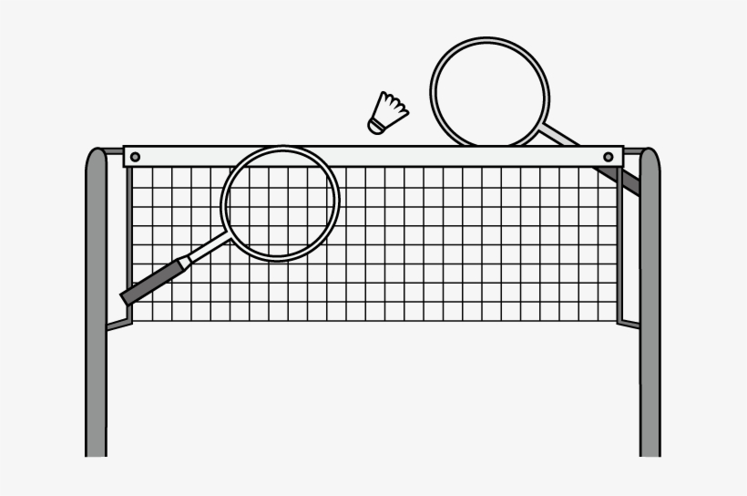 Badminton Net Clip Art - 633x464 PNG Download - PNGkit