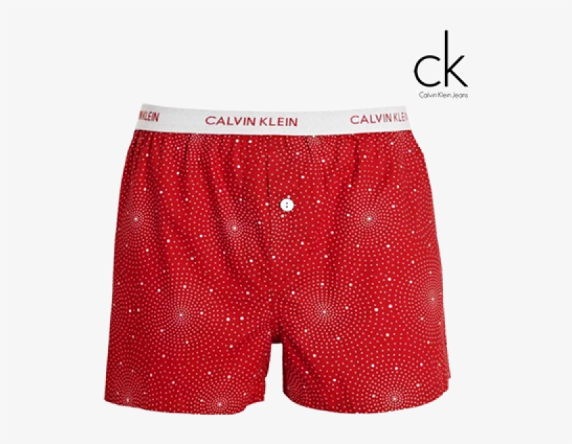 ~calvin Klein Floral Red Boxer Short Underwear - Calvin Klein Boxer Png ...