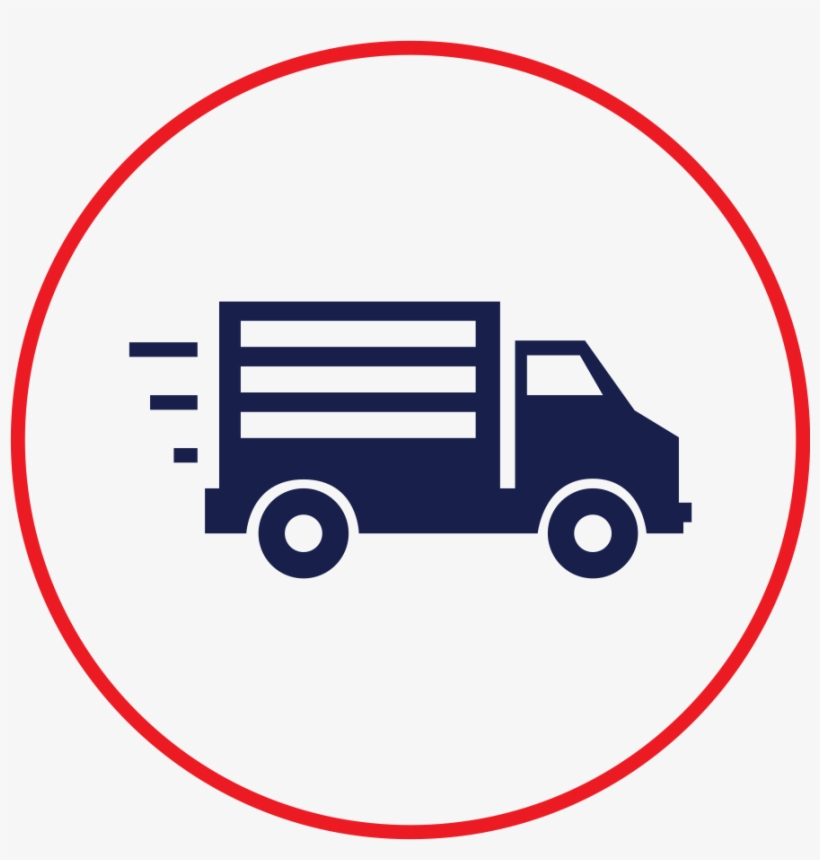 Quick Shipping - Driving Truck Icon - 891x892 PNG Download - PNGkit