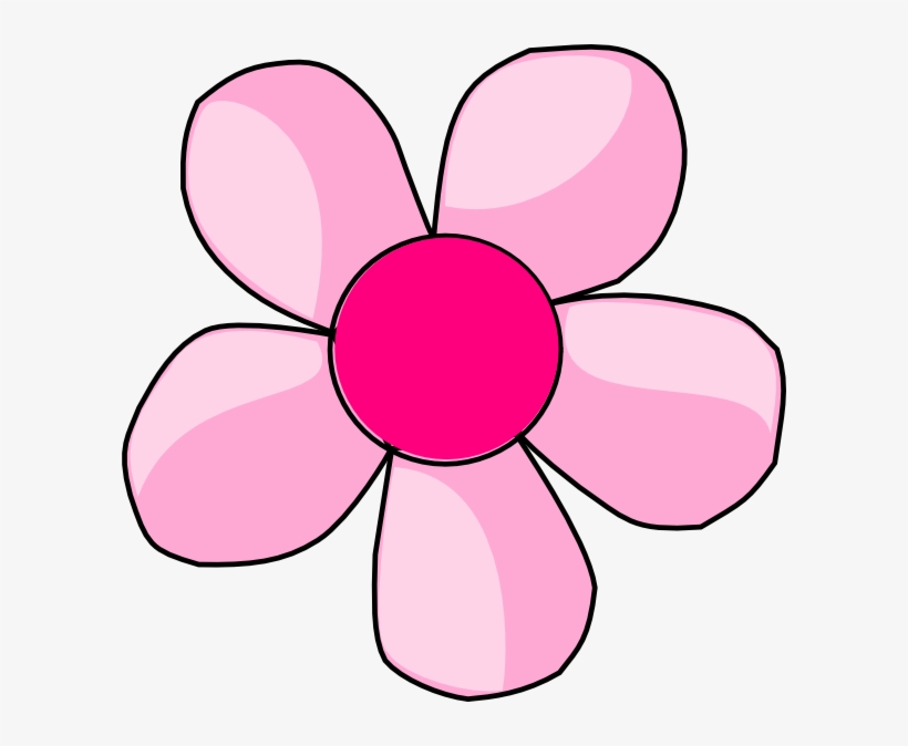 Purple And Pink Flower Clipart