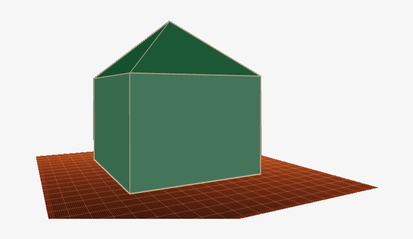 Above Is A 3d Rendering - 3d House Shape Name - 727x427 PNG Download ...