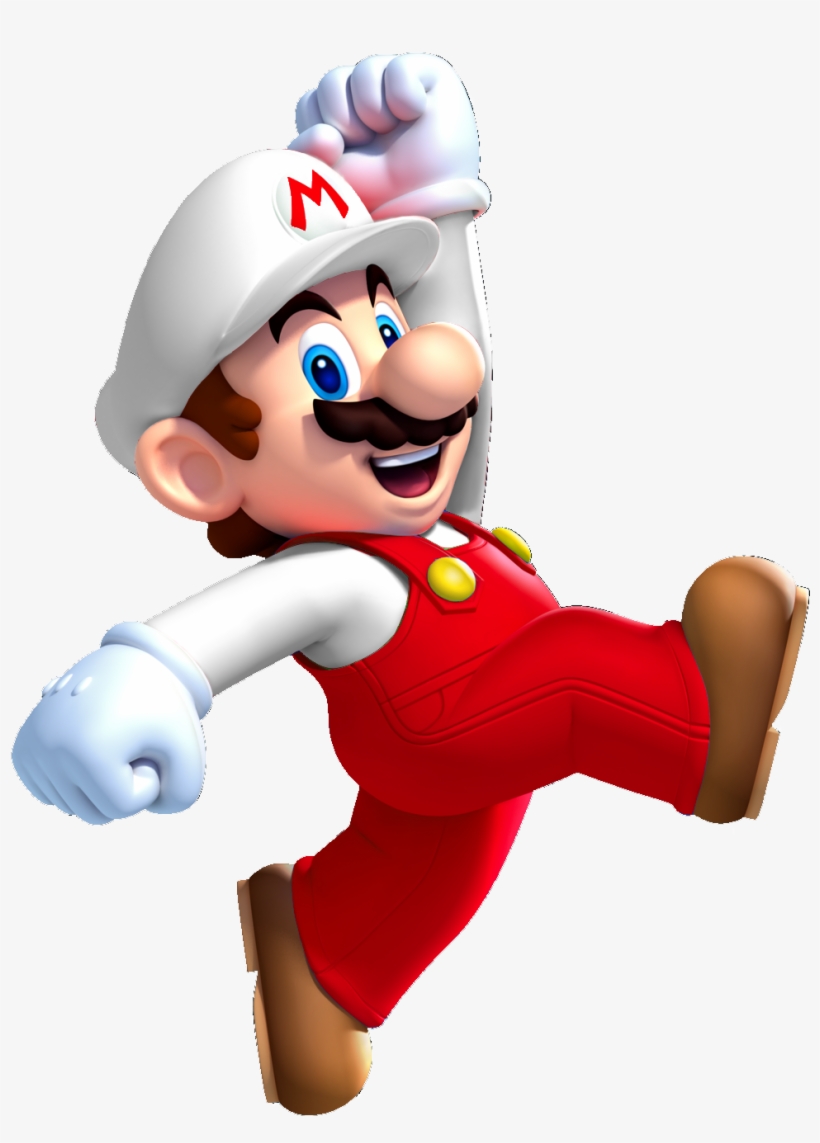Firemariojump - Fire Mario Png - 1000x1317 PNG Download - PNGkit