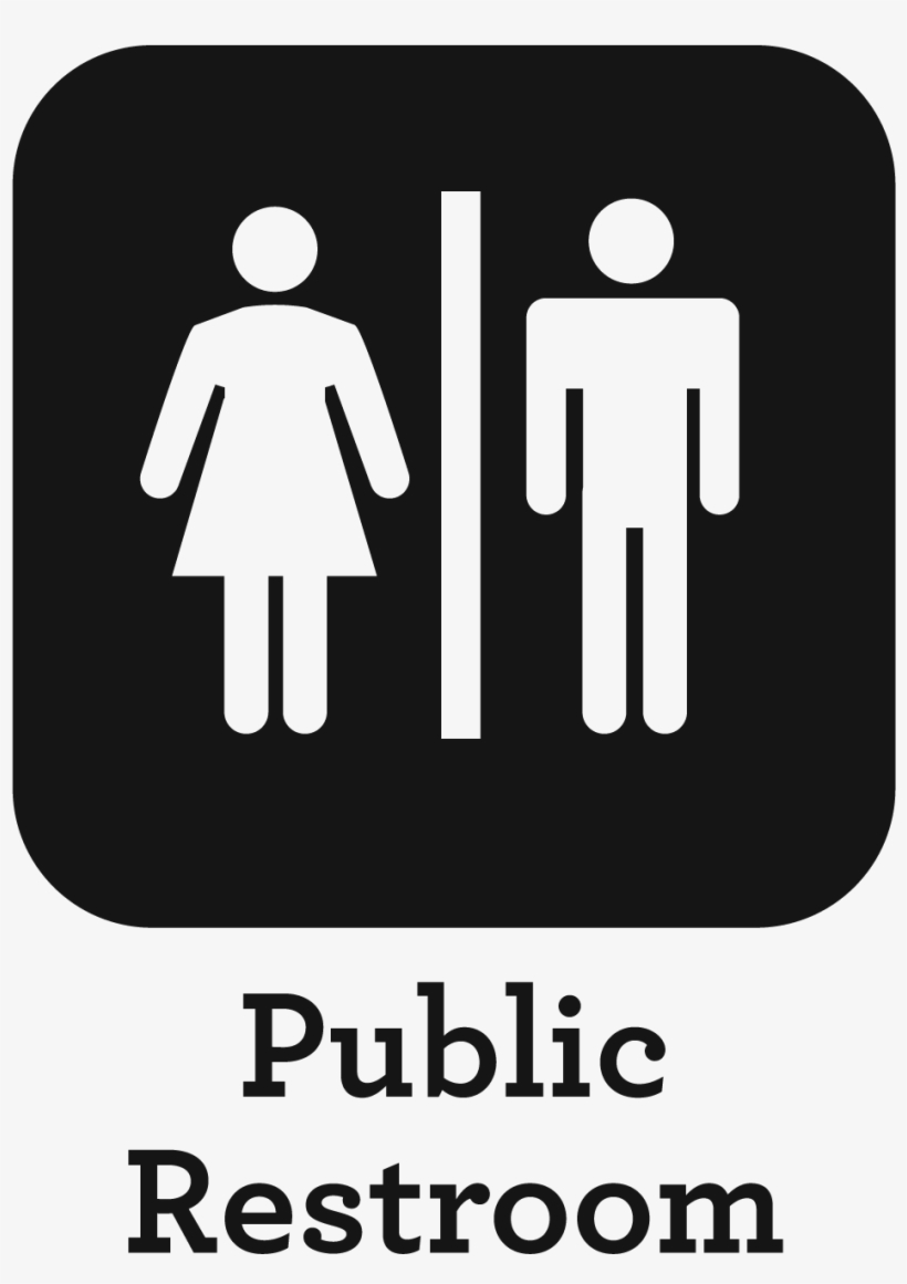 Public Restroom - Girl Boy Bathroom Sign - 960x1350 PNG Download - PNGkit