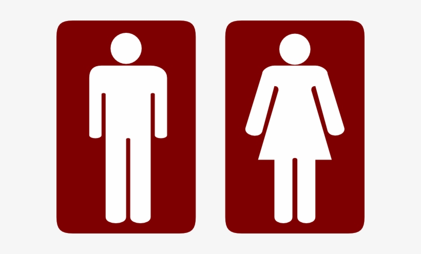 How To Set Use Restroom Man And Woman Clipart - Signs Of Comfort Room ...