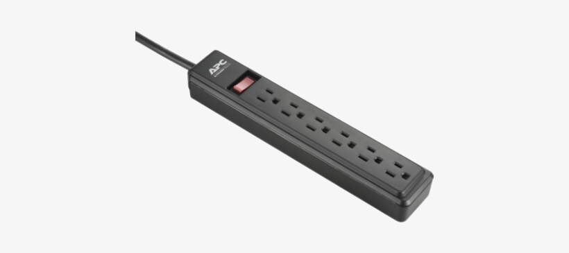Schneider Electric Power Strip 6 Outlet 2 Foot Cord - Apc Essential ...