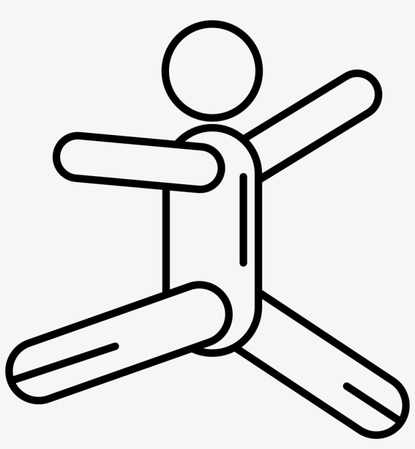 Download Transparent Stick Man Jumping - Sports - PNGkit