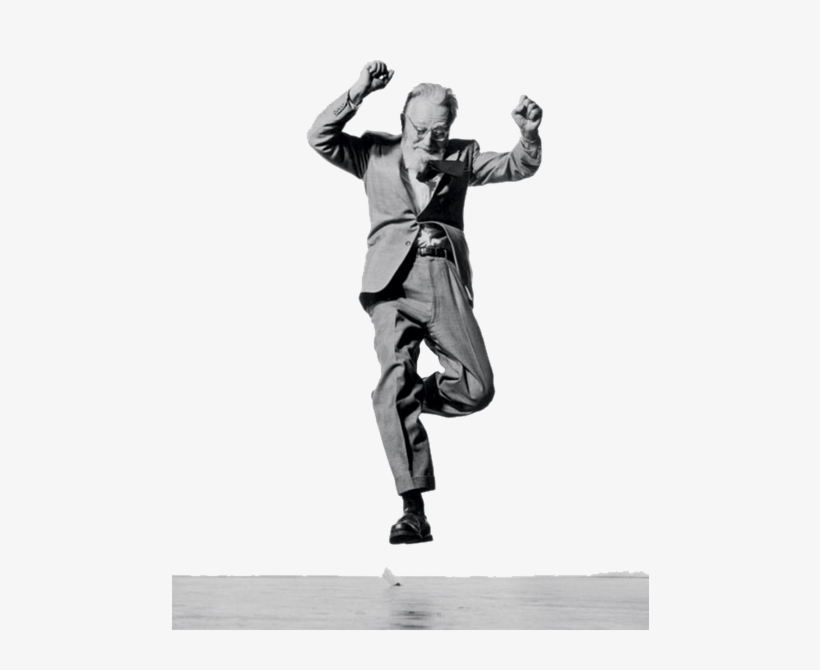 Man-jumping - Philippe Halsman Jump - 477x600 PNG Download - PNGkit