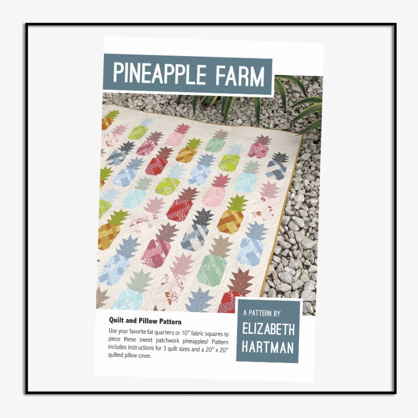 Elizabeth Hartman Pineapple Farm Pattern - 740x740 PNG Download - PNGkit