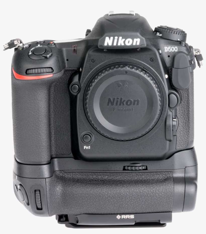 Plate For Nikon Mb-d17 Battery Grip Front View On Camera - Nikon D500 ...