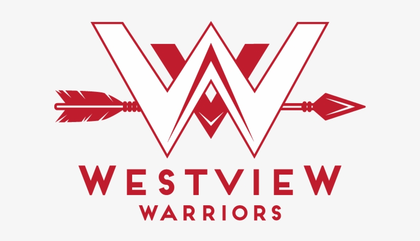 Wv Logo Stacked Redwhite - Westview Warriors - 792x612 PNG Download ...