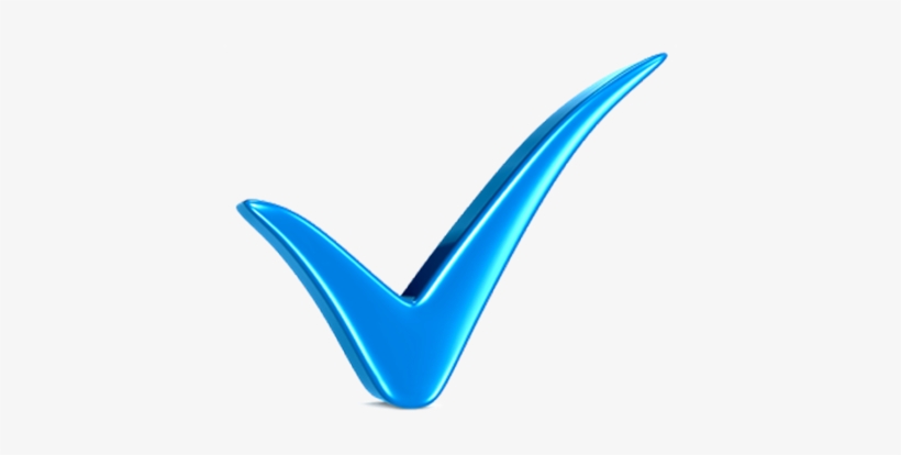Download Transparent Blue Tick Icon - Blue Tick - PNGkit