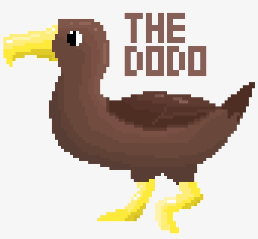 Dodo - Pixel Faces - 1200x1200 PNG Download - PNGkit