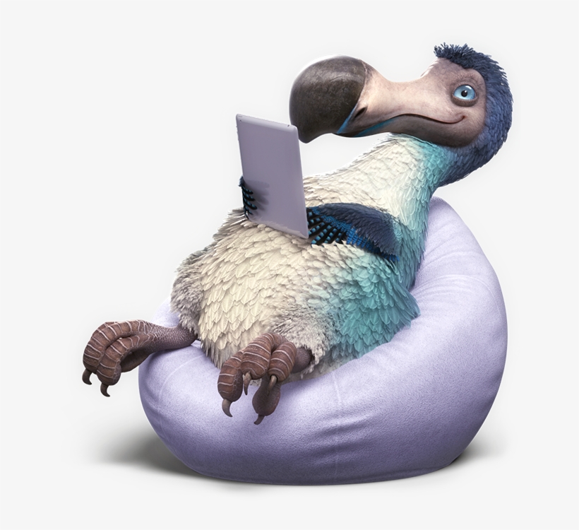 Dodo Sitting On Beanbag - Dodo Internet - 656x670 PNG Download - PNGkit