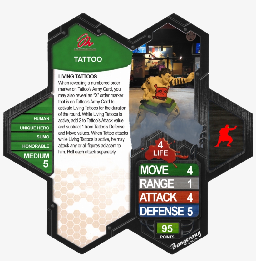 The Book Of Tattoo - Heroscape Commissioner Gordon - 1462x1439 PNG ...