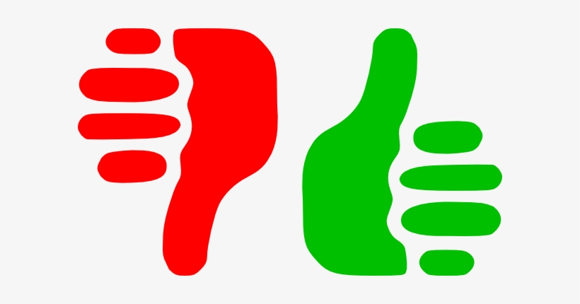 Thumbs Up Thumbs Down Clip Art At Clker Com Vector - 600x350 PNG ...