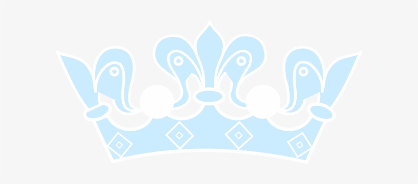 How To Set Use Light Blue Crown Svg Vector - 600x282 PNG Download - PNGkit