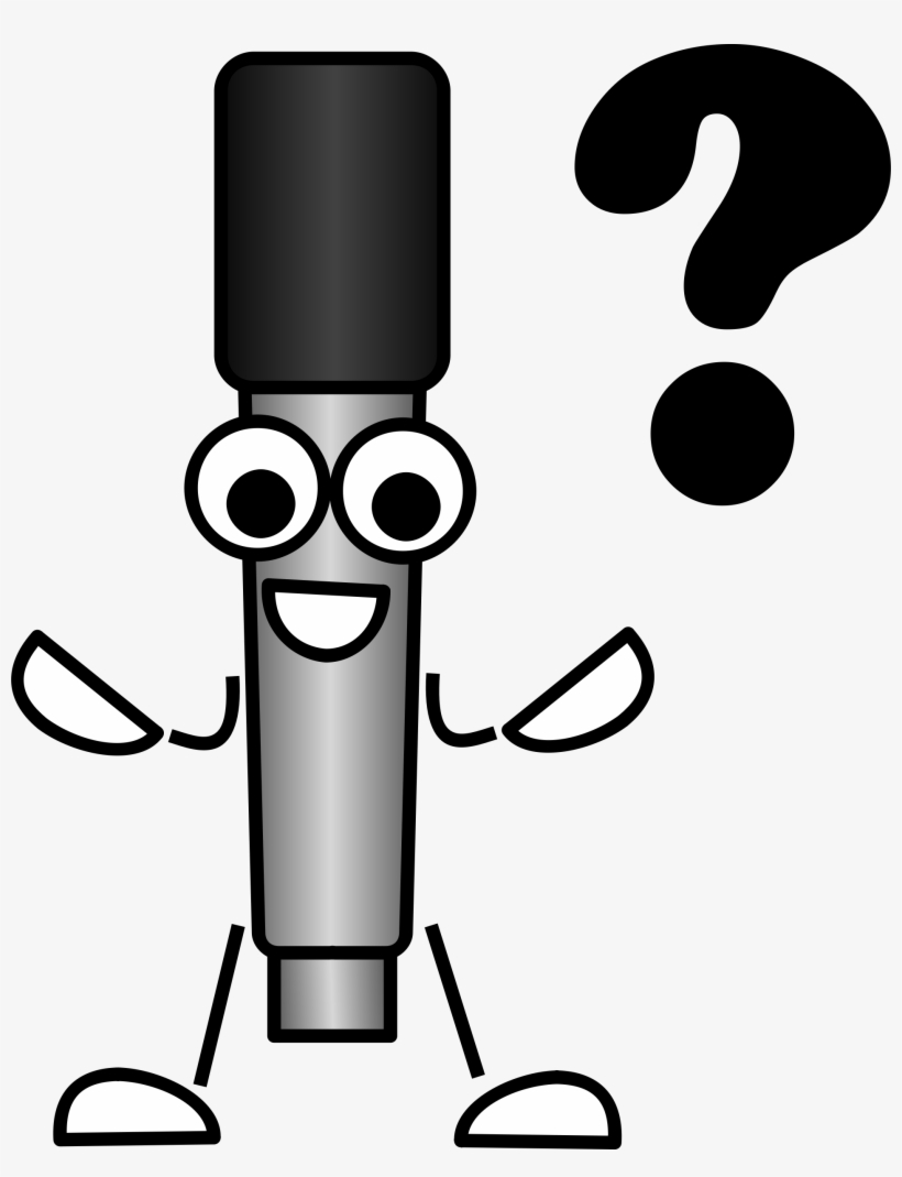 Instrument Clipart Mike - การ์ตูน คำถาม Png - 1911x2400 PNG Download ...