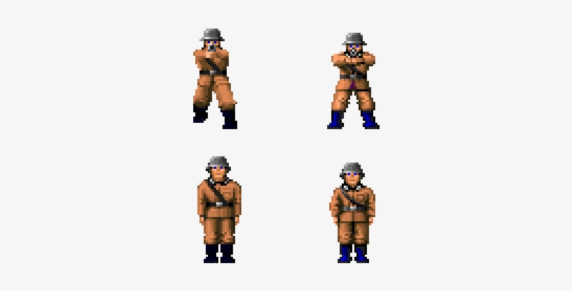 A Simple Re-working Of The Basic Wolfenstein 3d Guard - Wolfenstein 3d ...