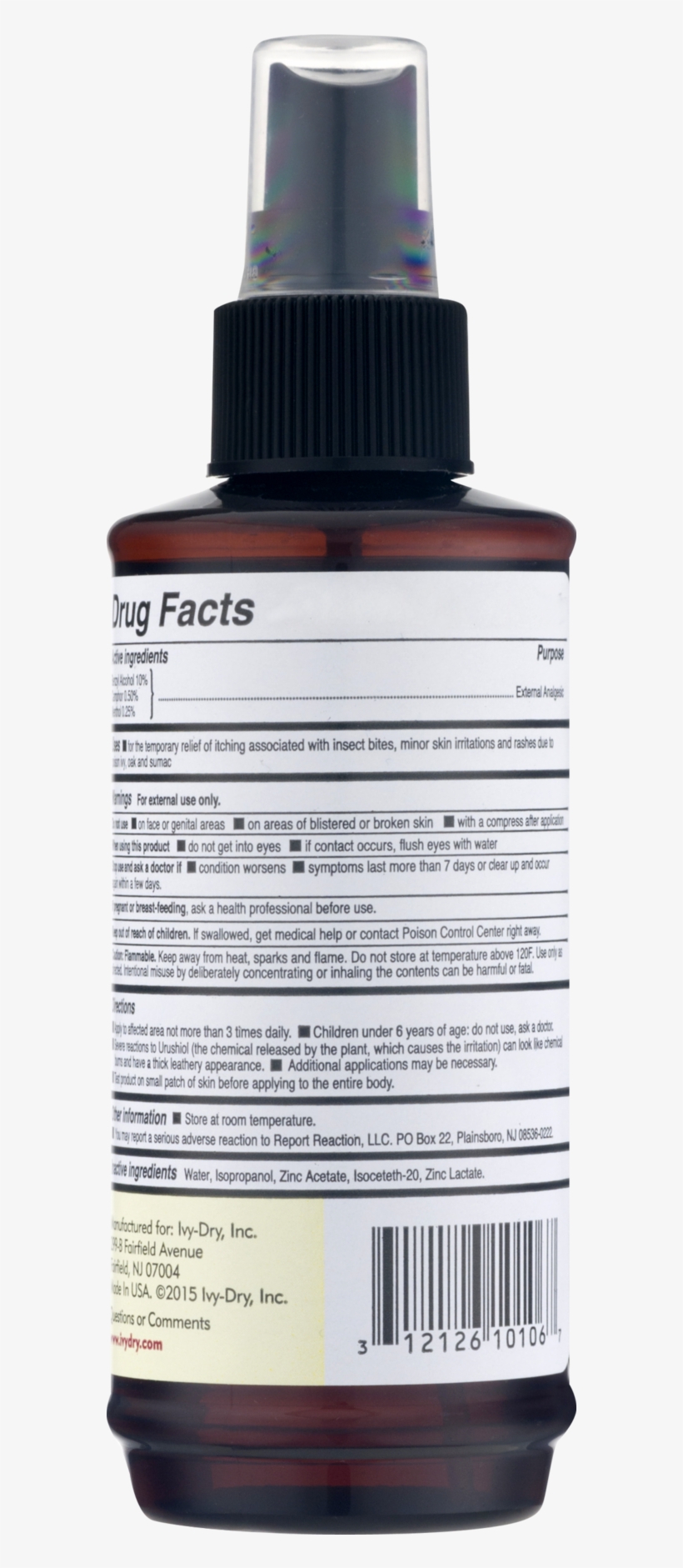 Ivy-dry Super Itch Relief Spray - 6 Fl Oz - 1800x1800 PNG Download - PNGkit