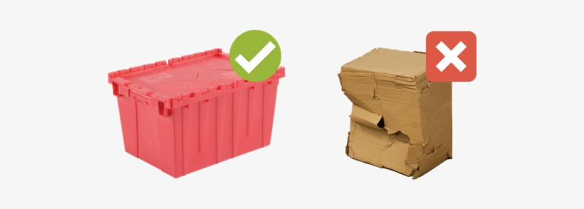 Plastic Totes Vs Cardboard Boxes - Rent Plastic Moving Boxes - Rpm ...