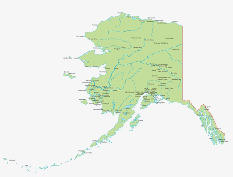 Png Free Library Another Maps Get On - Alaska Map - 846x600 PNG ...