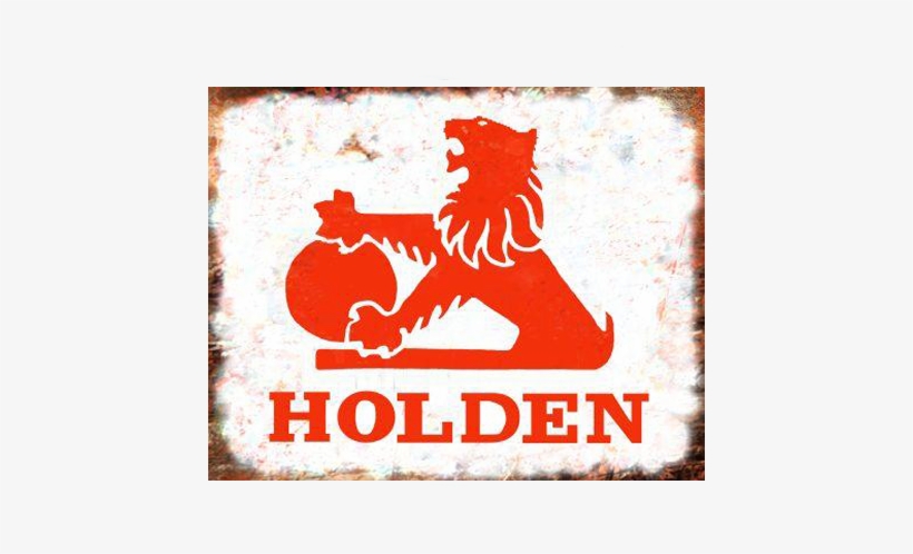 Holden Logo Rustic Tin Sign 11 - Old Holden Lion - 500x500 PNG Download ...