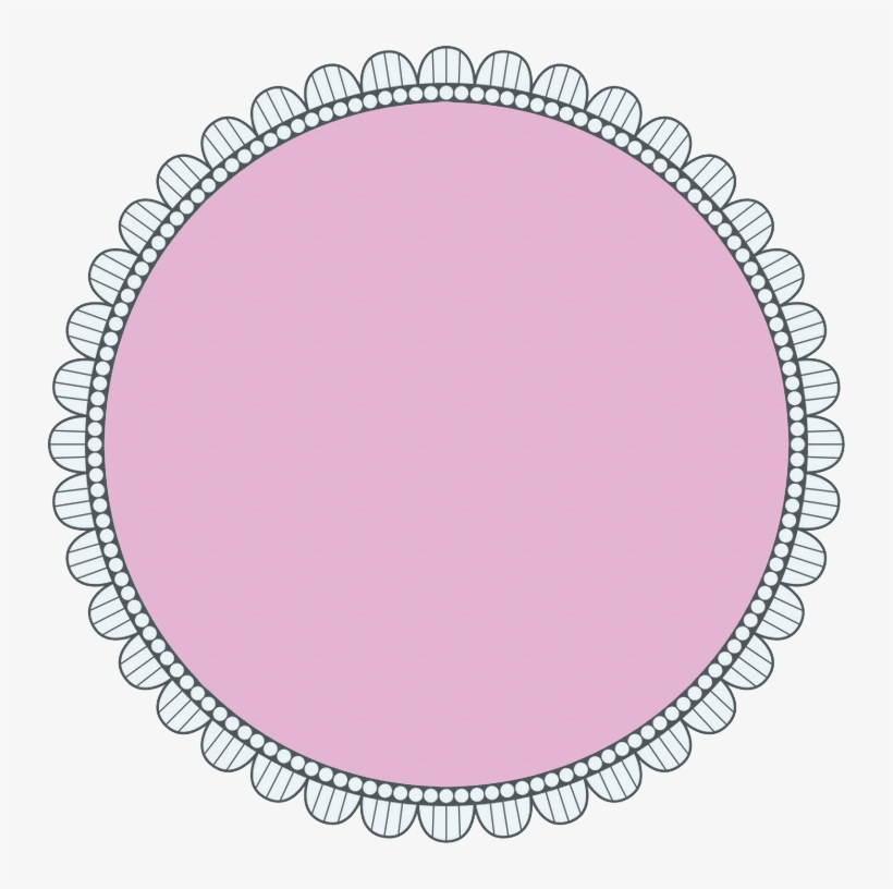 Download Transparent Scalloped Circle Png - Bases Png - PNGkit