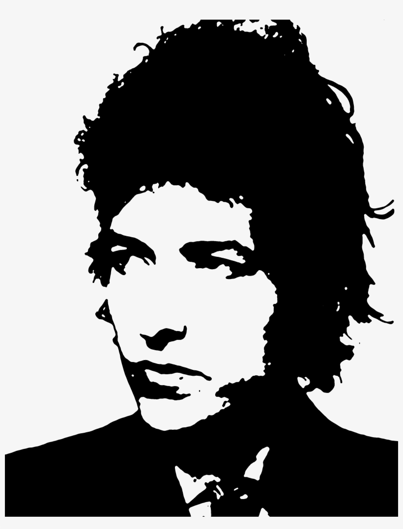 20 Aug 2009 - Bob Dylan Black And White - 2800x3544 PNG Download - PNGkit