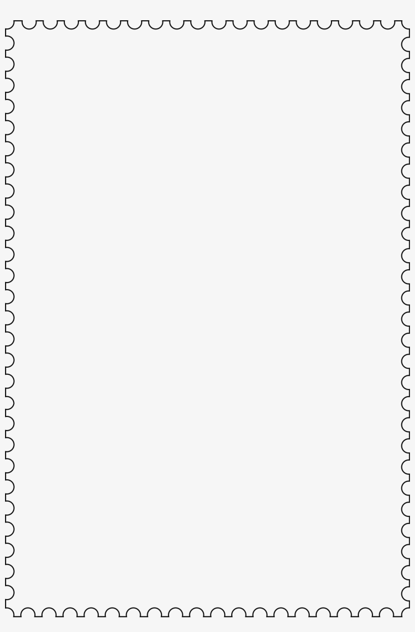 Stamp Border Clip Art Photo Frames - Frame Stamp - 1631x2400 PNG ...