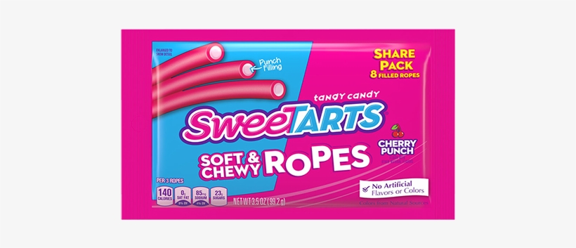 Sweetarts Soft & Chewy Ropes Cherry Punch Candy - Sweet Tarts Candy ...