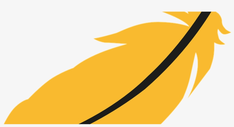 Yellow Feather Clipart - 980x450 PNG Download - PNGkit