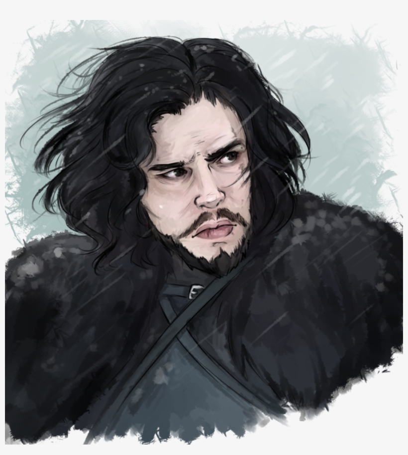 Jon Snow By Hikarunofukuda - Illustration - 866x923 PNG Download - PNGkit