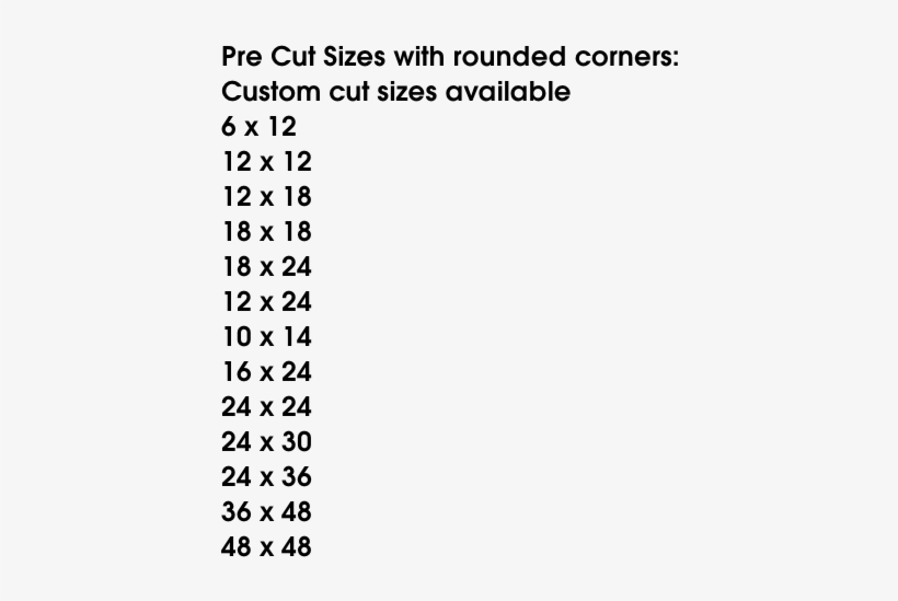 Pre Cut Sizes With Rounded Corners - Number - 418x513 PNG Download - PNGkit