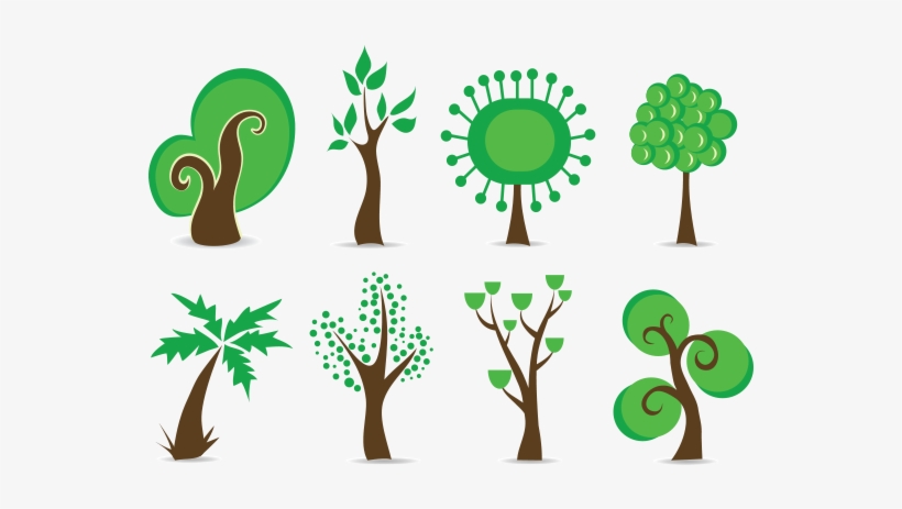 Green Tree Illustration Free Vector And Png - Illustration And Vectors ...