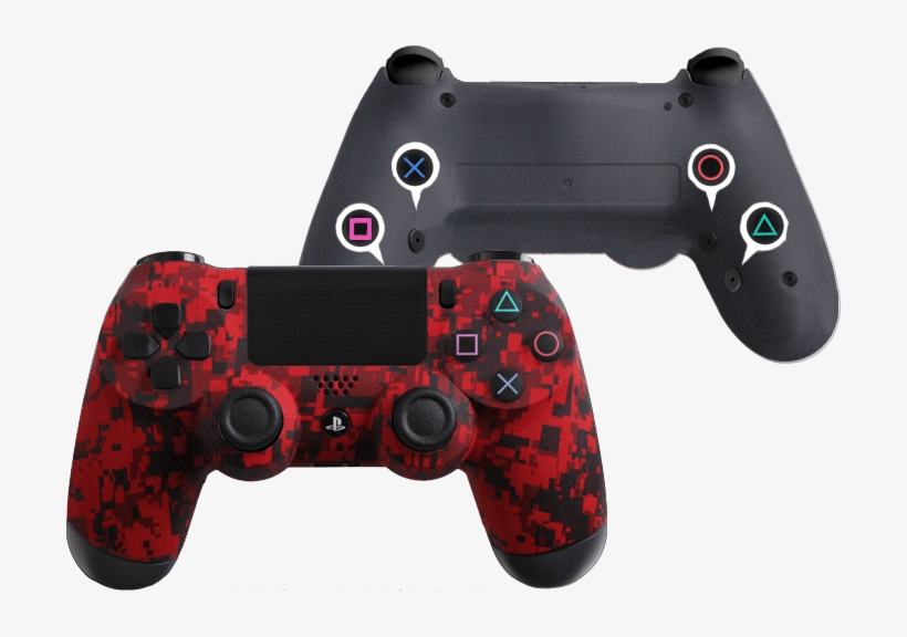 Red Urban Soft Rubber Pro - Evil Controller Ps4 - 709x567 PNG Download ...
