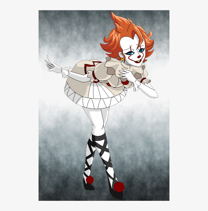 Pennywise🎈 - Pennywise Genderbend - 516x748 PNG Download - PNGkit