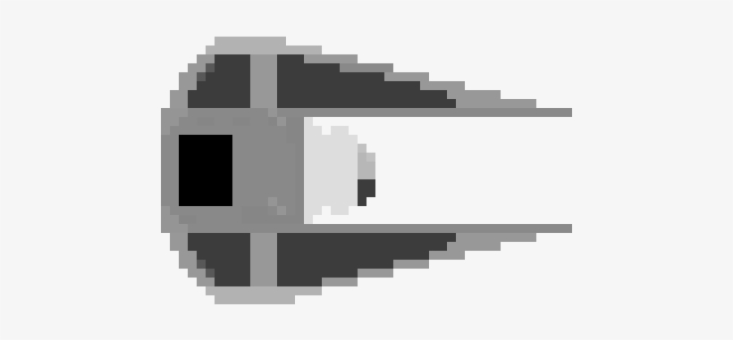 Tiefighter - Tie Fighter Pixel Art - 660x390 PNG Download - PNGkit