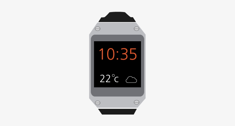 Galaxy Gear Smartwatch Pictogram - Smartwatch Pictogram - 378x458 PNG ...