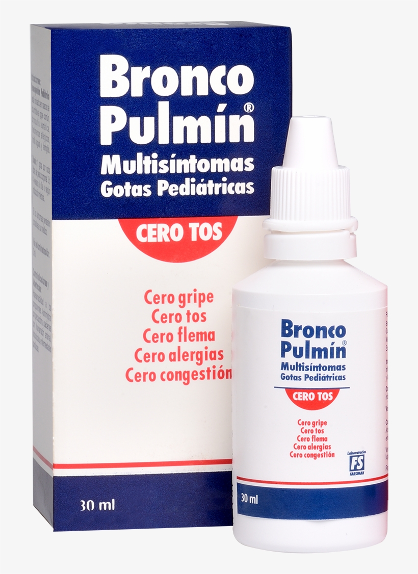 Bronco Pulmín Multisíntomas Gotas - Broncopulmin Jarabe - 838x1094 PNG ...