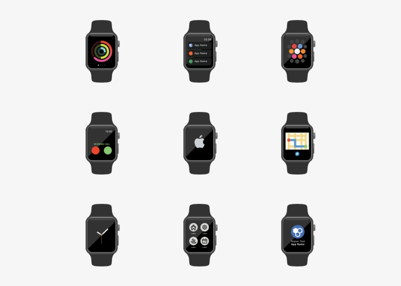 Smartwatch - Smartwatches Icons - 600x564 PNG Download - PNGkit