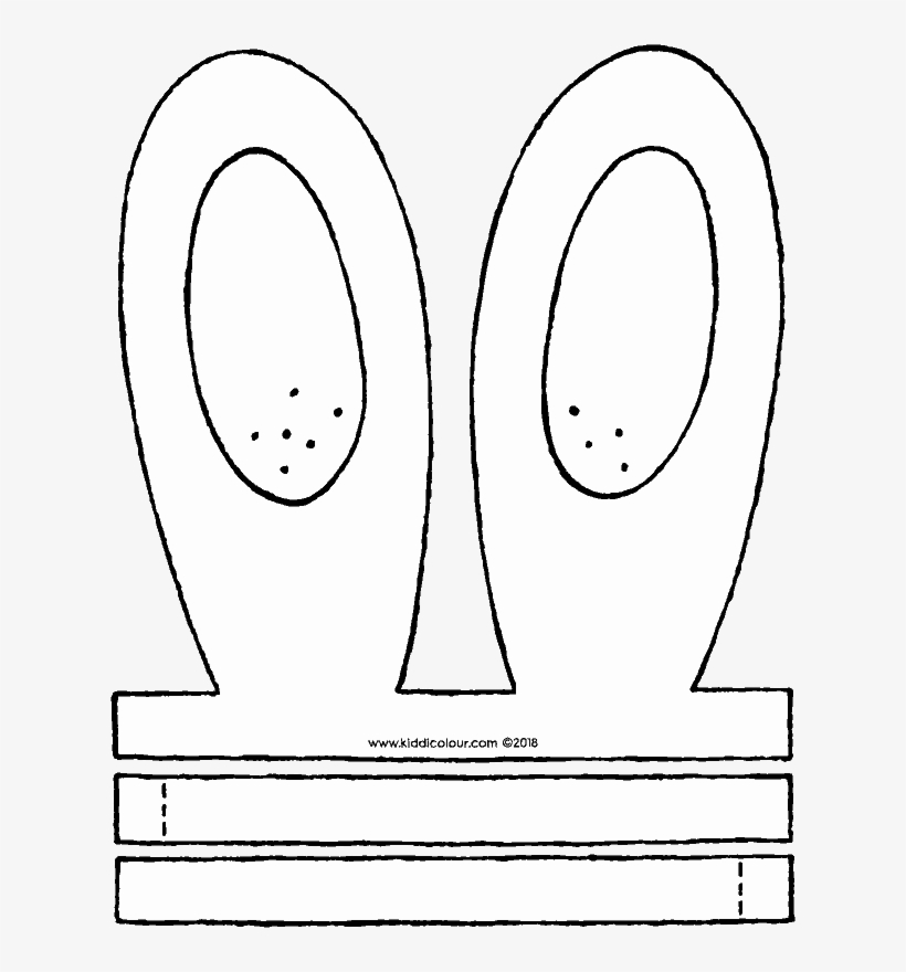 Download Transparent Easter Bunny Ears - Kleurplaat Oren Paashaas - PNGkit