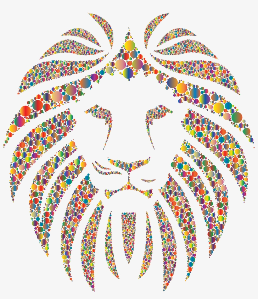 This Free Icons Png Design Of Colorful Lion Circles - 2084x2317 PNG ...