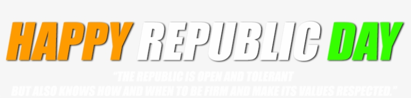 Text Png - Happy Republic Day Text Png - 1000x355 PNG Download - PNGkit